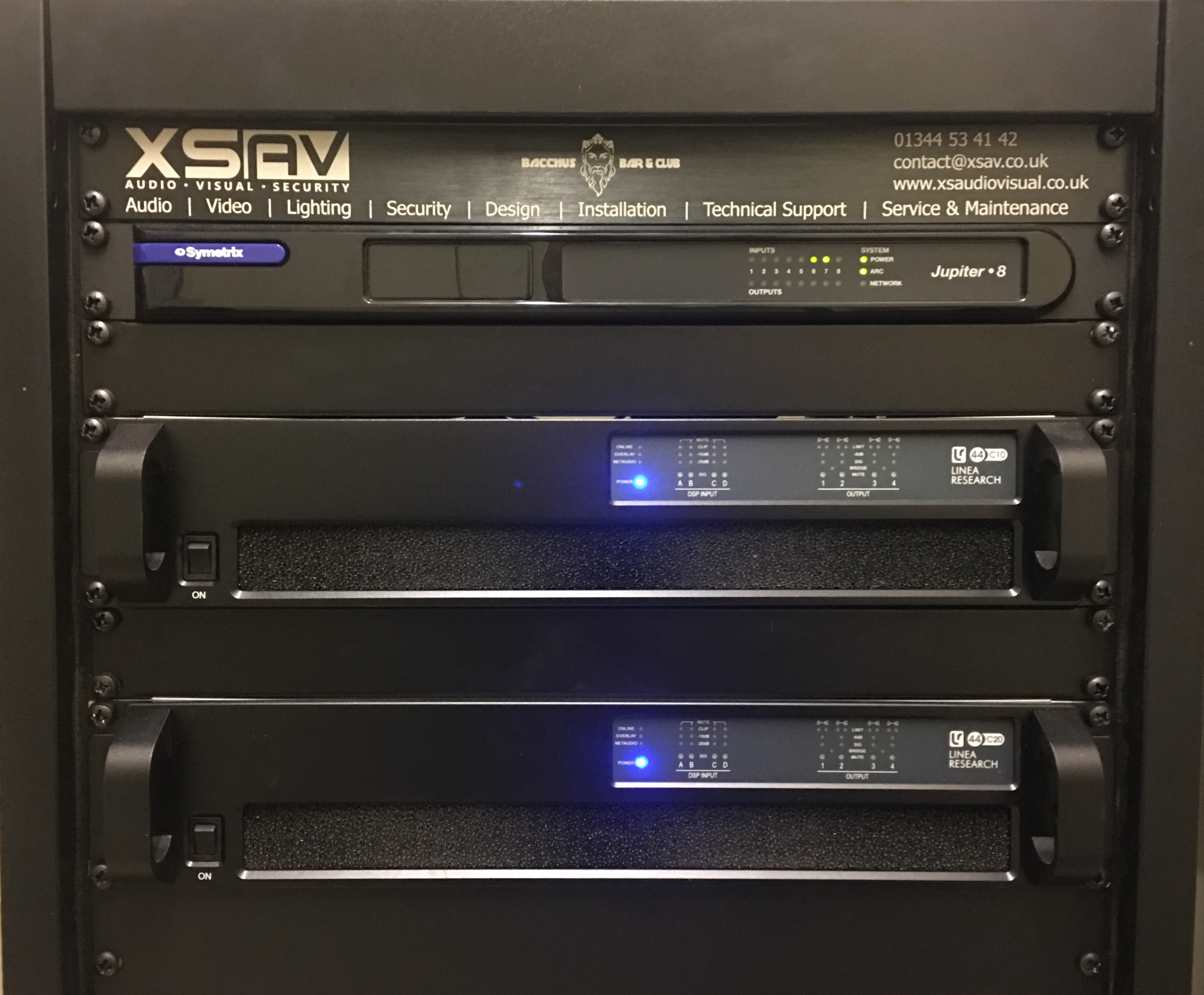 XSAV Brews System Driven by Linea Research Amps for Bacchus Bar - Linea ...